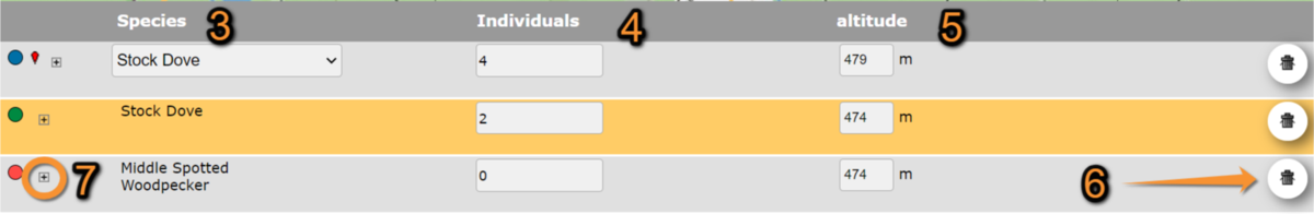 Woodpecker territory - Biolovision Help