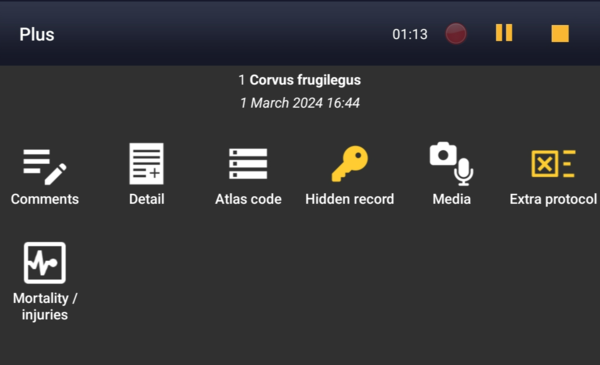 Rook (NL) - Biolovision Help